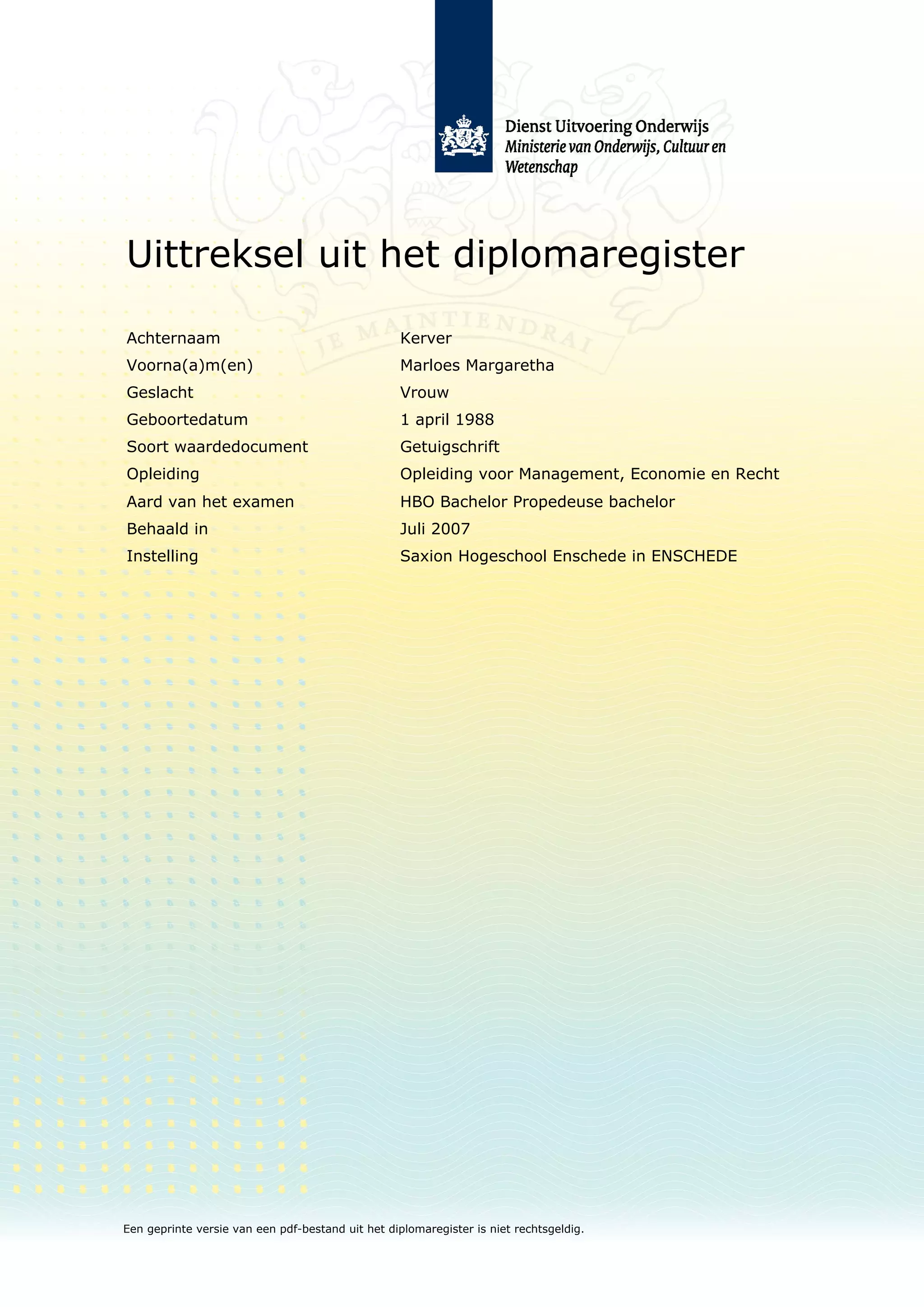 Uittreksel_diplomaregister | PDF