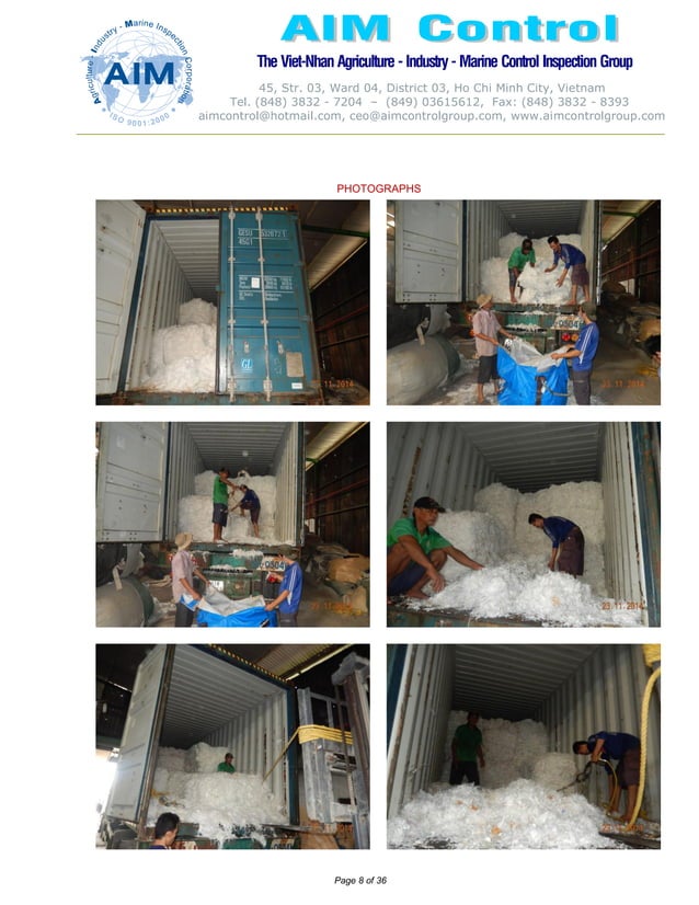 Scrap Plastic Final Survey Report on claim and dispute.PDF