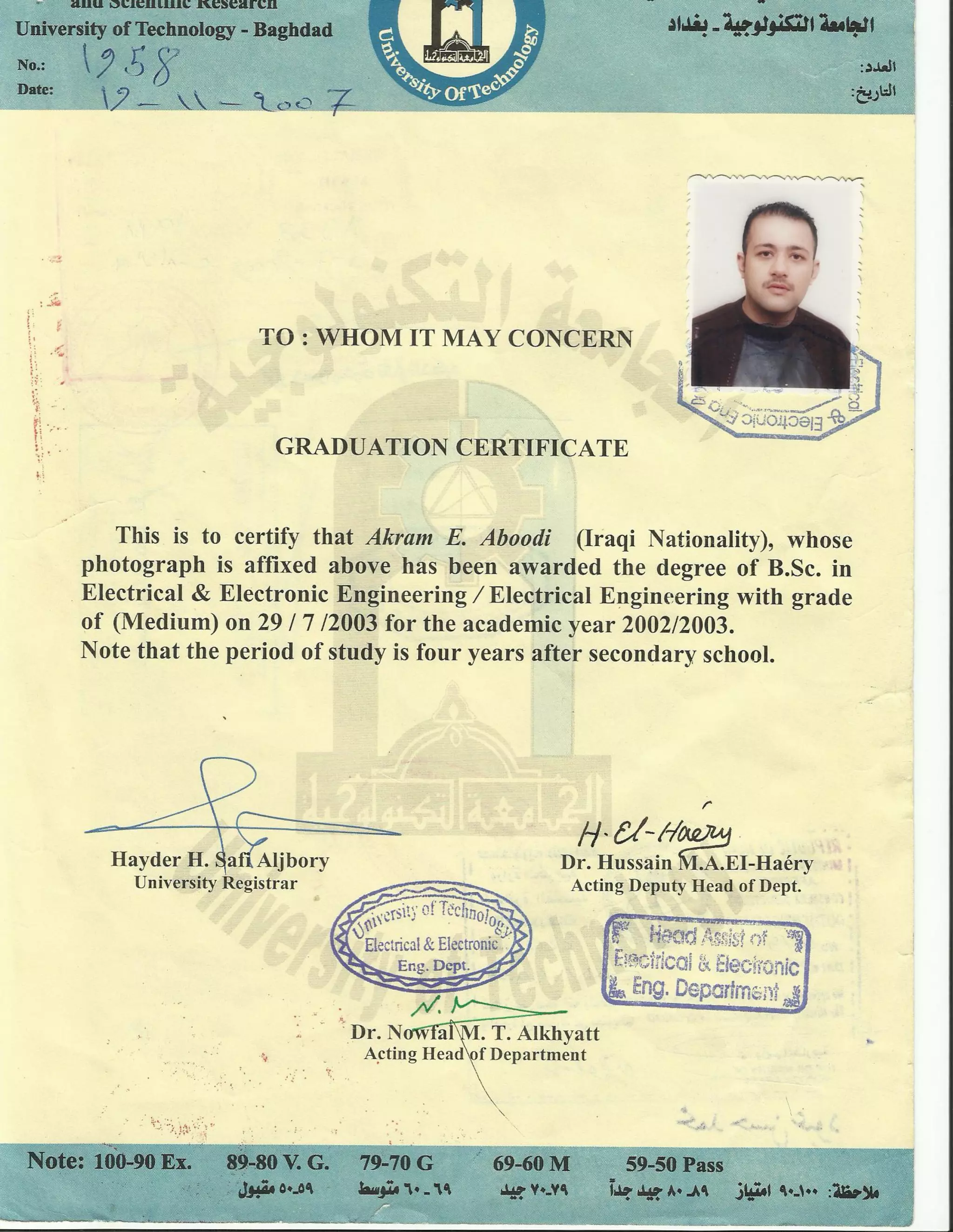 Graduation certificate | PDF
