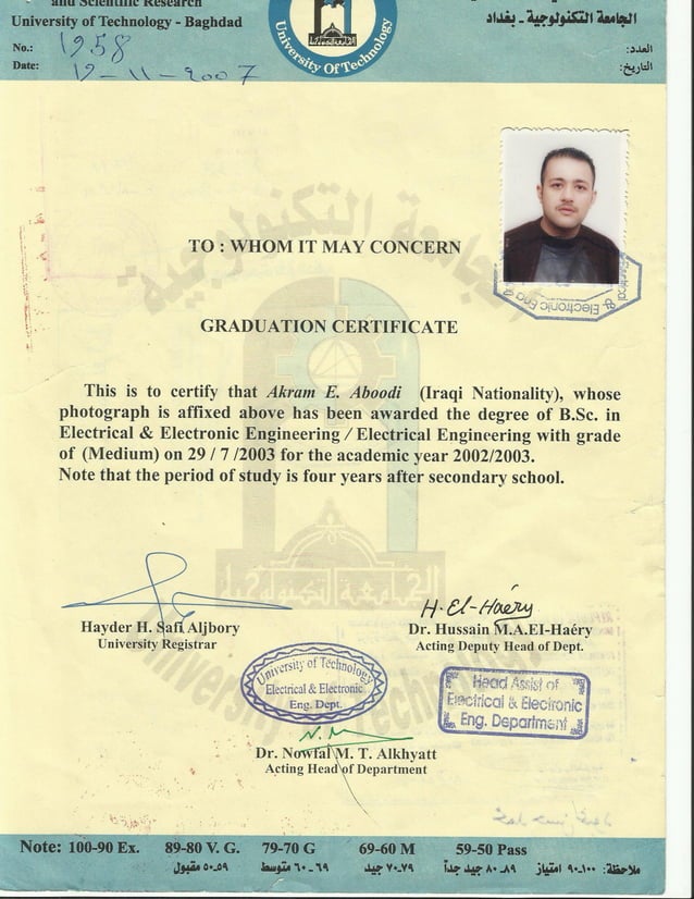 Graduation certificate | PDF
