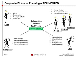 AppComputing_BudgetEngine_vs_Excel_Spreadsheet | PDF