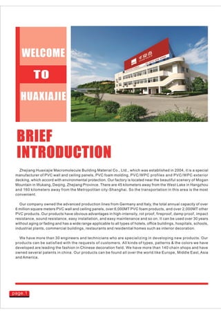 UPVC wall and ceiling panel catalog | PDF