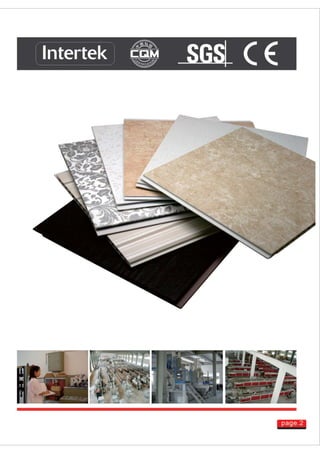 UPVC wall and ceiling panel catalog | PDF