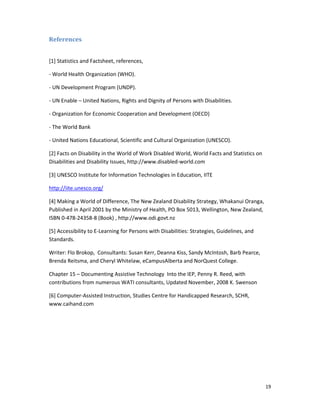 Innovation and Tech for PWD | PDF