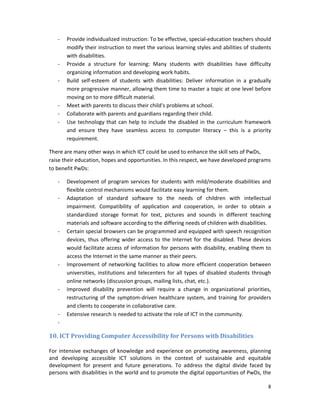 Innovation and Tech for PWD | PDF