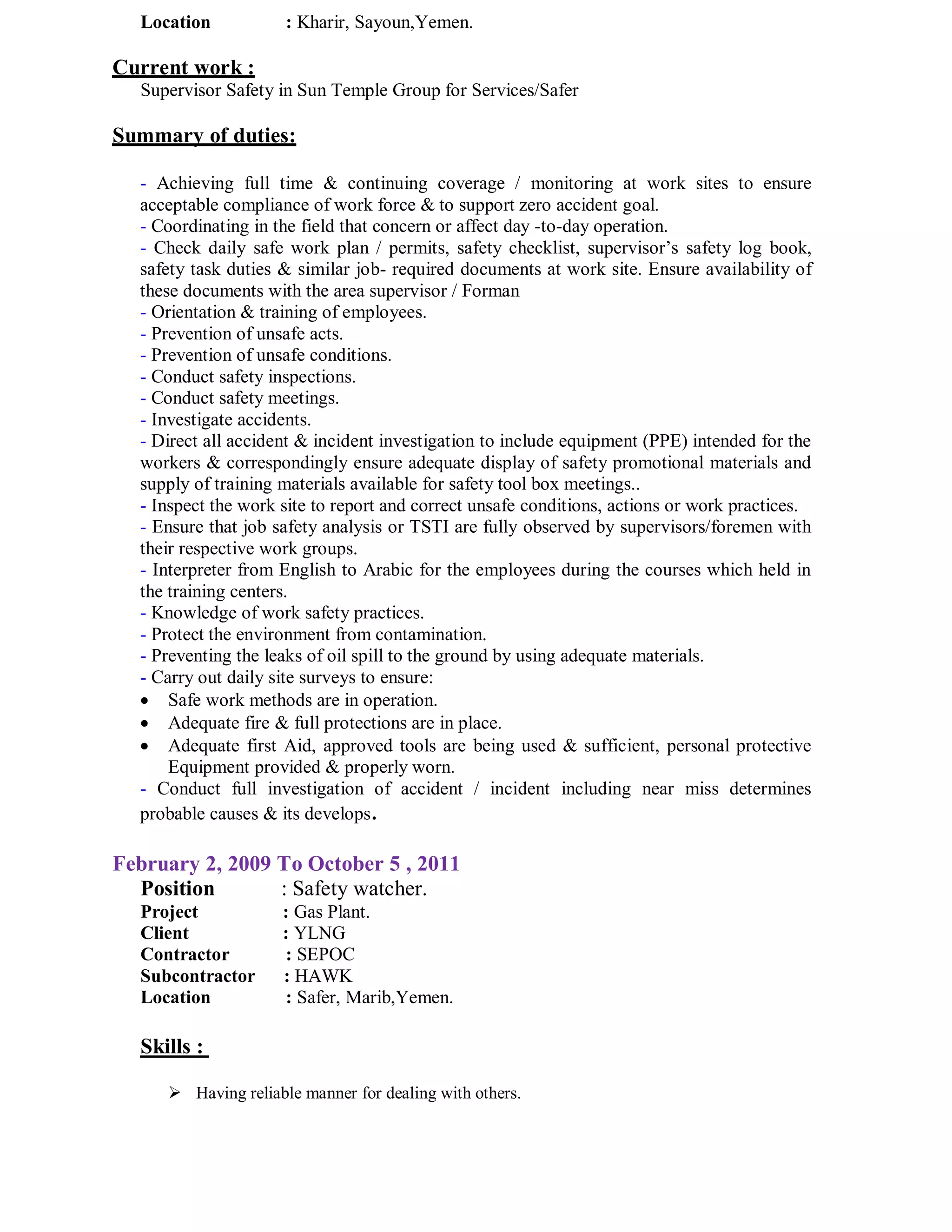 Fahd CV - Copy | PDF