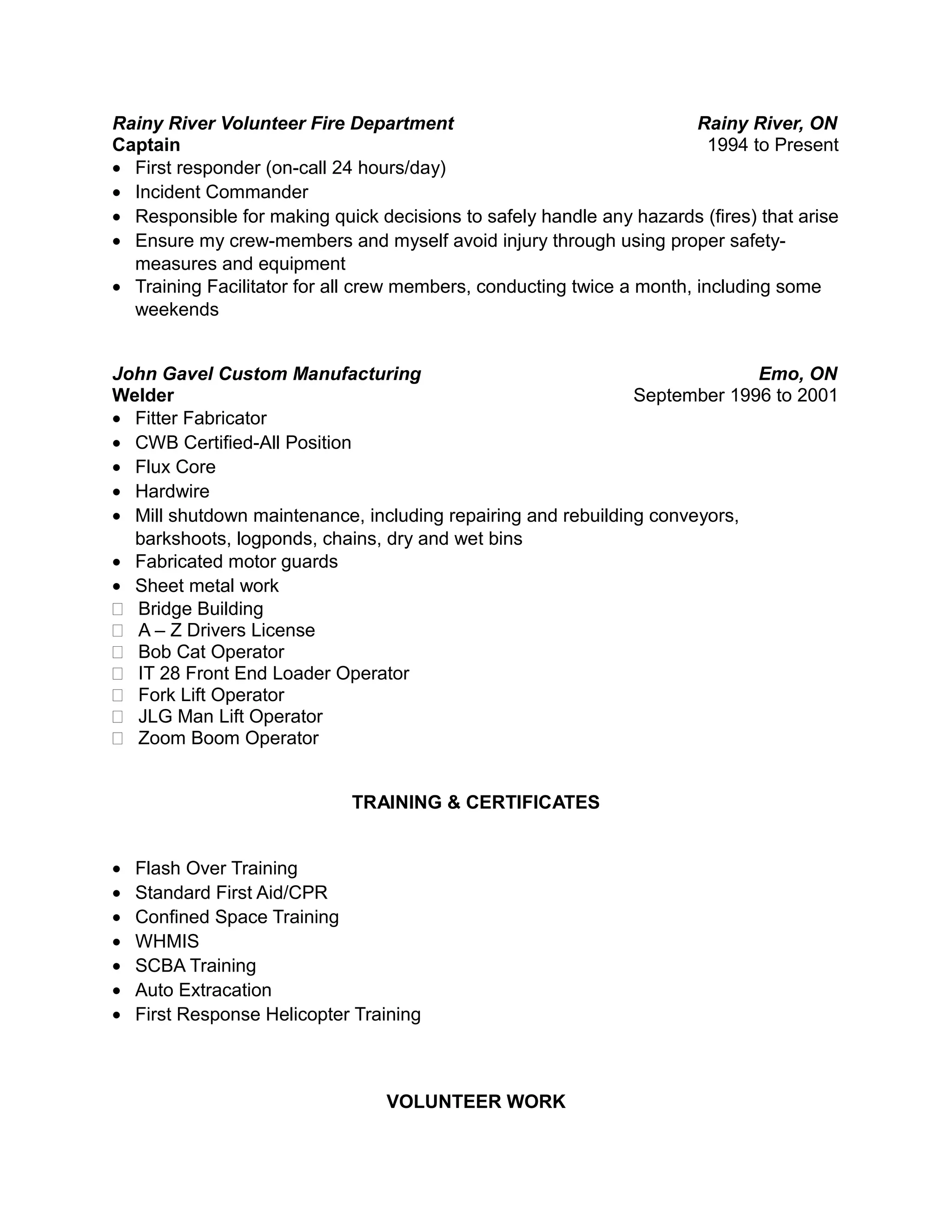 Bonhomme, Joseph resume[1] | RTF | Business | Business and Finance