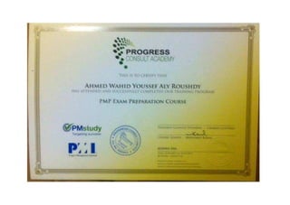 PMP - Progress Consult Academy UK Certificate | PDF | Education