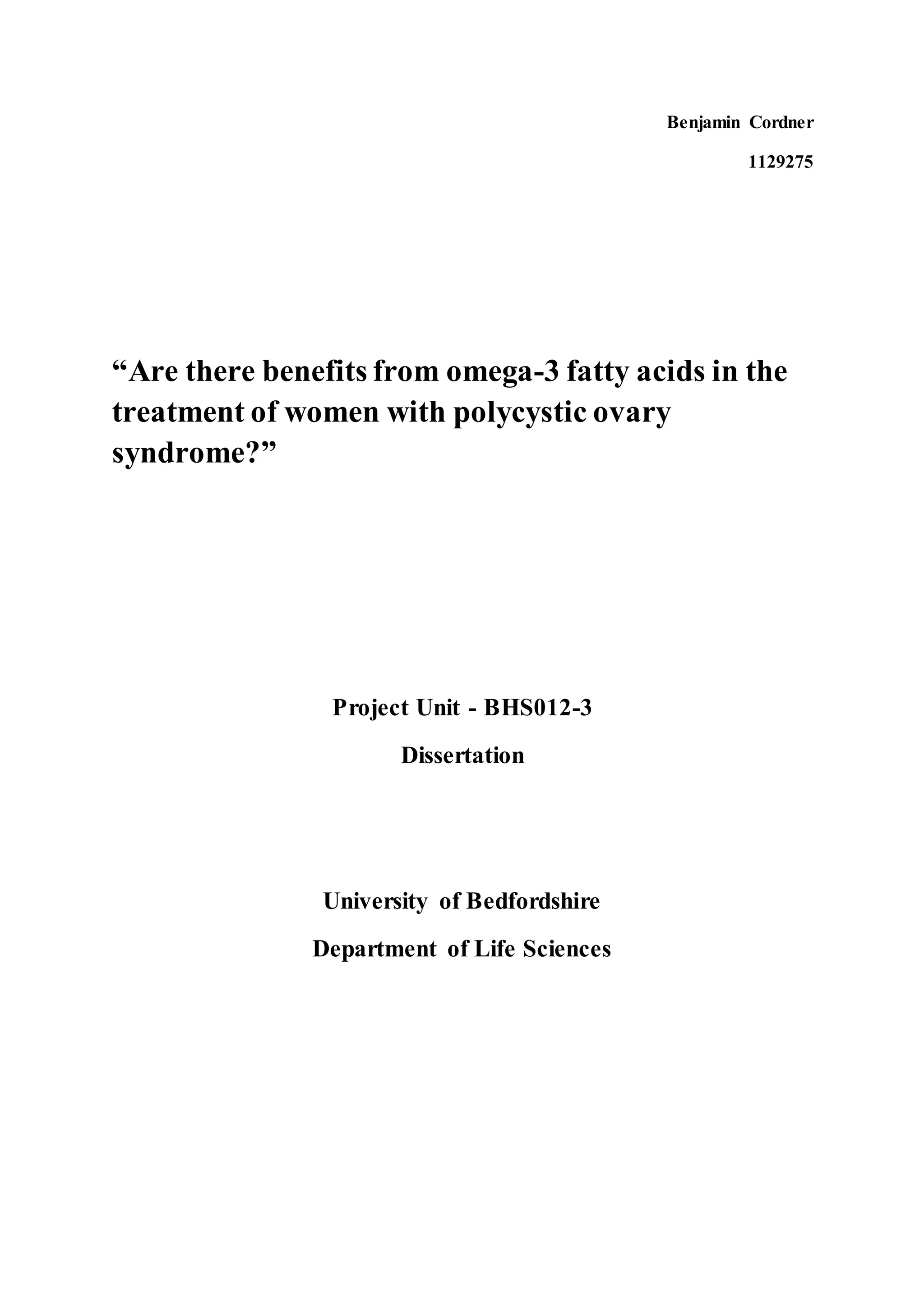 Ben Dissertation final edit | PDF