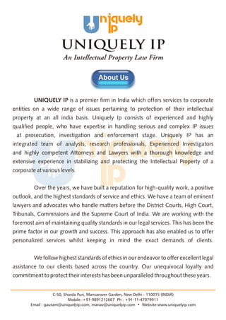 Uniquely IP- Profile | PDF