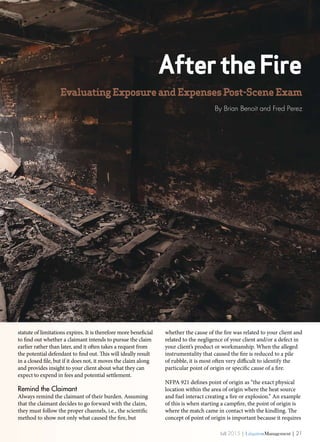 After the Fire Article | PDF
