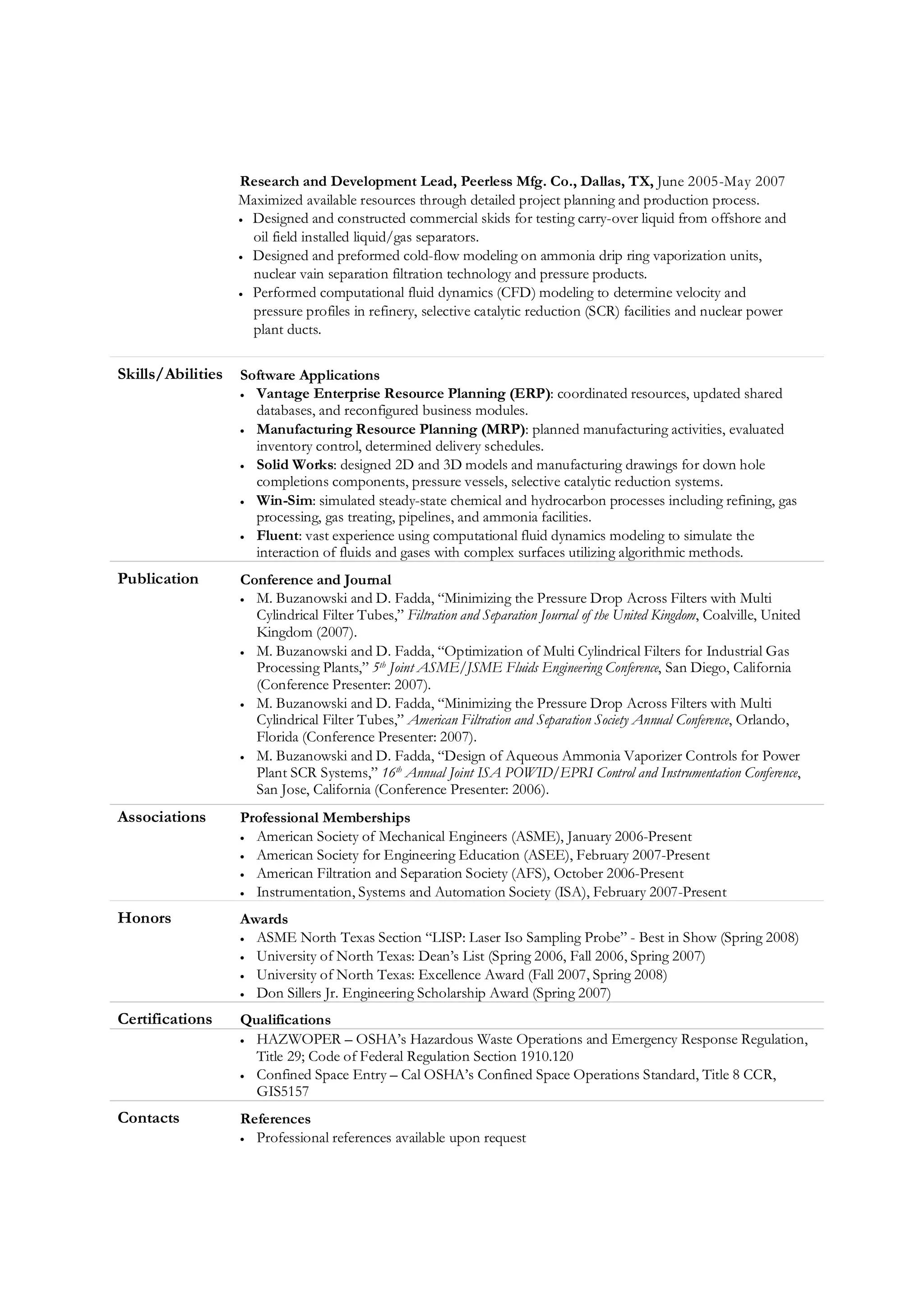 Mac Buzanowski Resume | PDF
