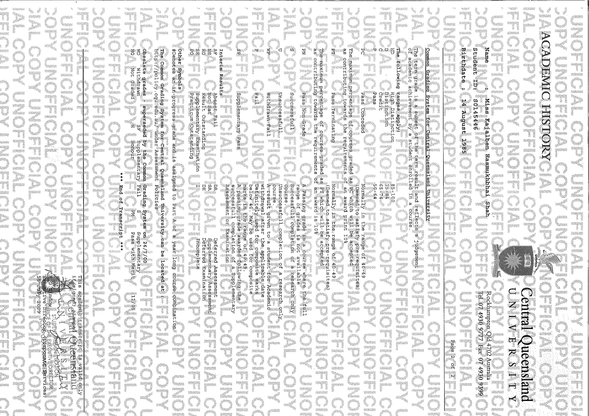 MPA CQU Transcript | PPT