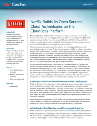 Netflix Case Study - AWS | PDF