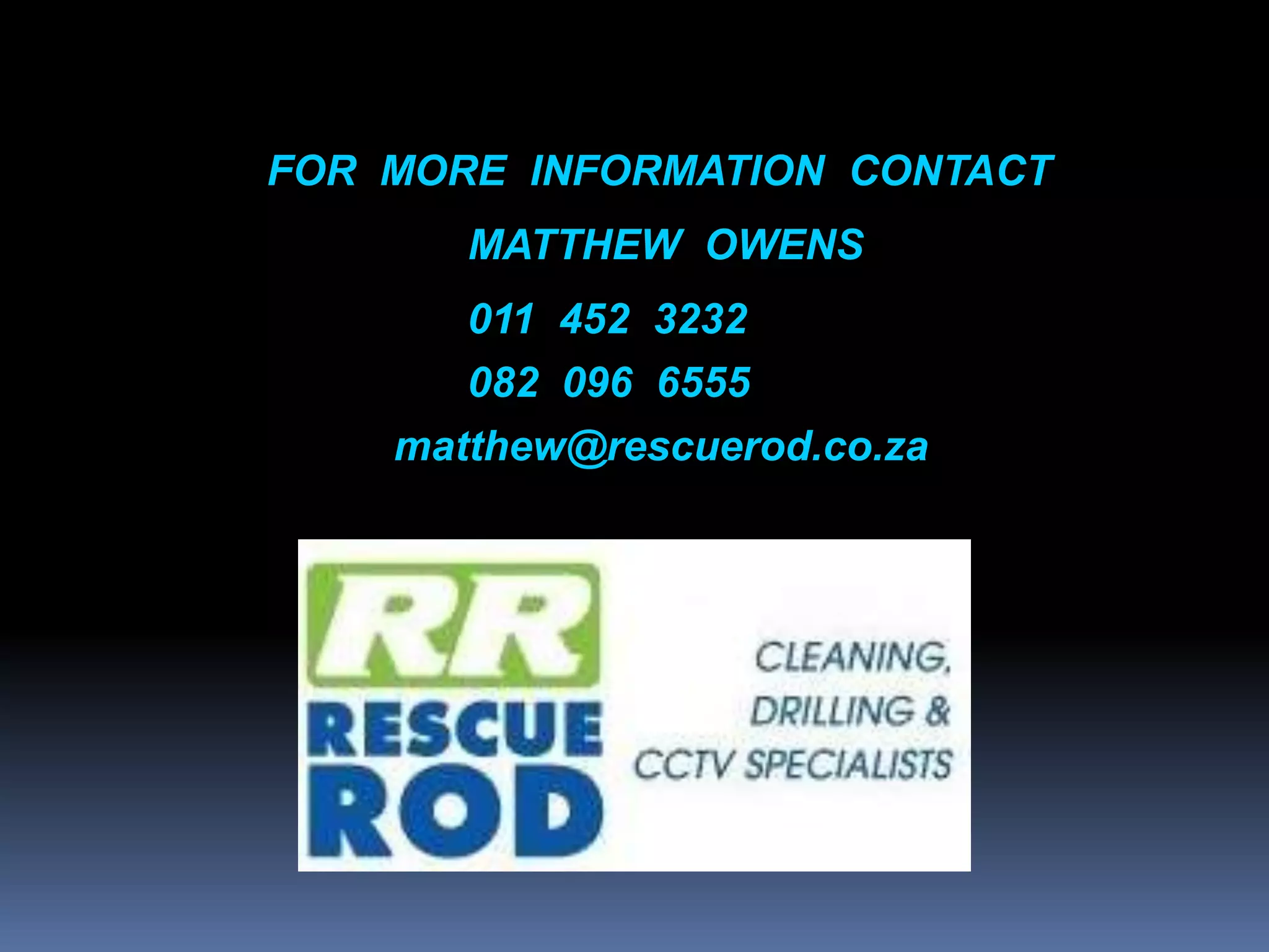 Rescue Rod CCTV | PPT