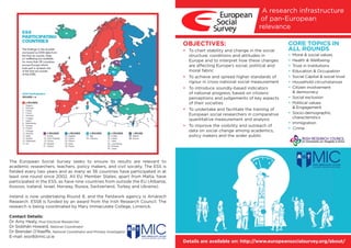 ESS Round 8 Information Flyers | PDF | Politics