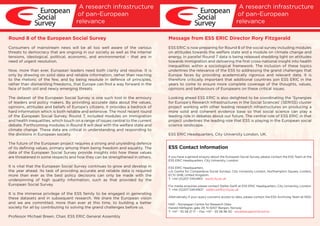 ESS Round 8 Information Flyers | PDF | Politics