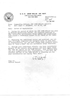 US Navy Letter | DOCX