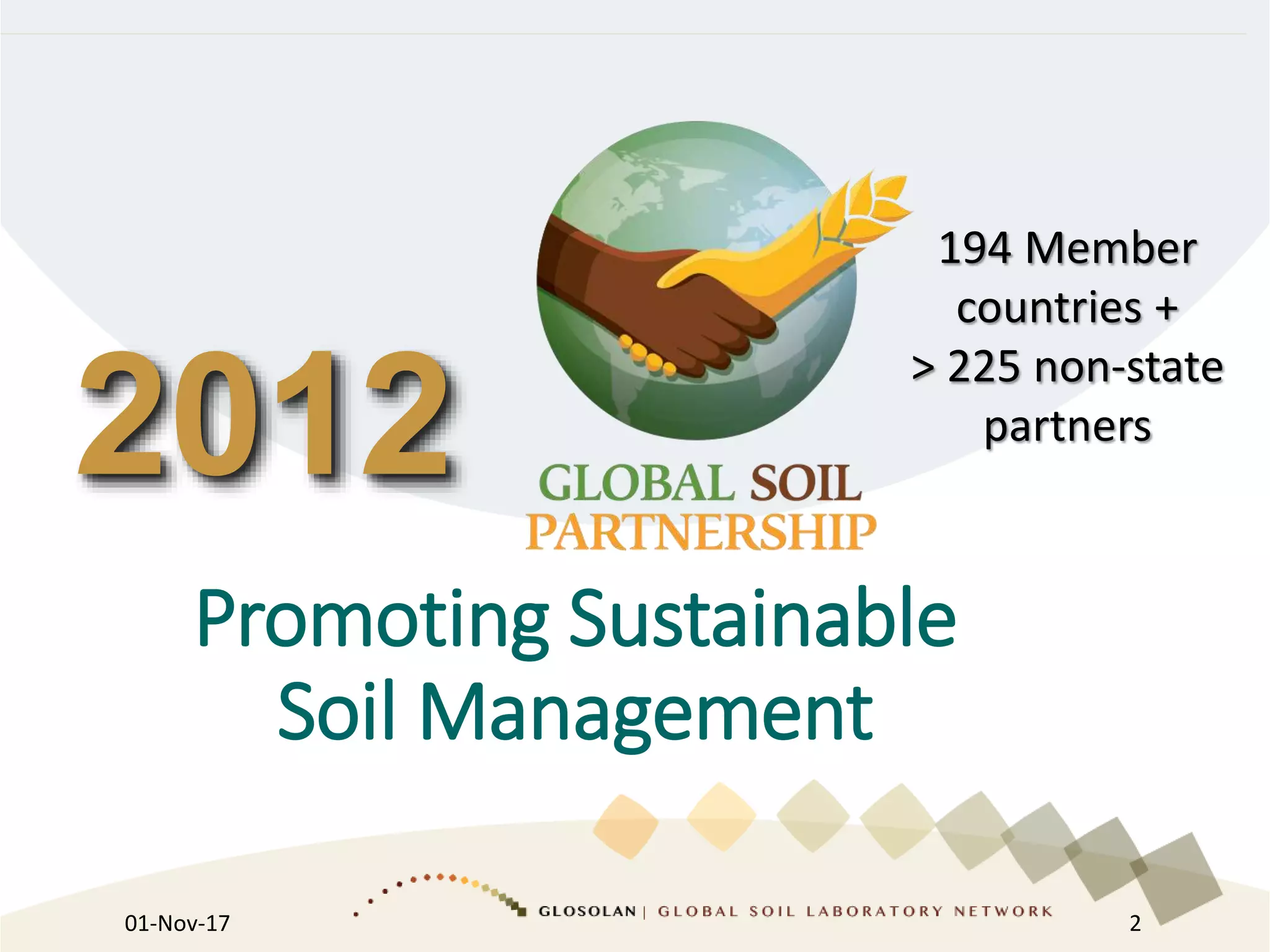 Harmonized soil analysis in the context of the Global Soil Information ...