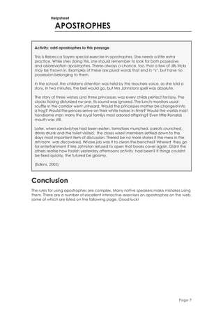 Apostrophes Rules | PDF