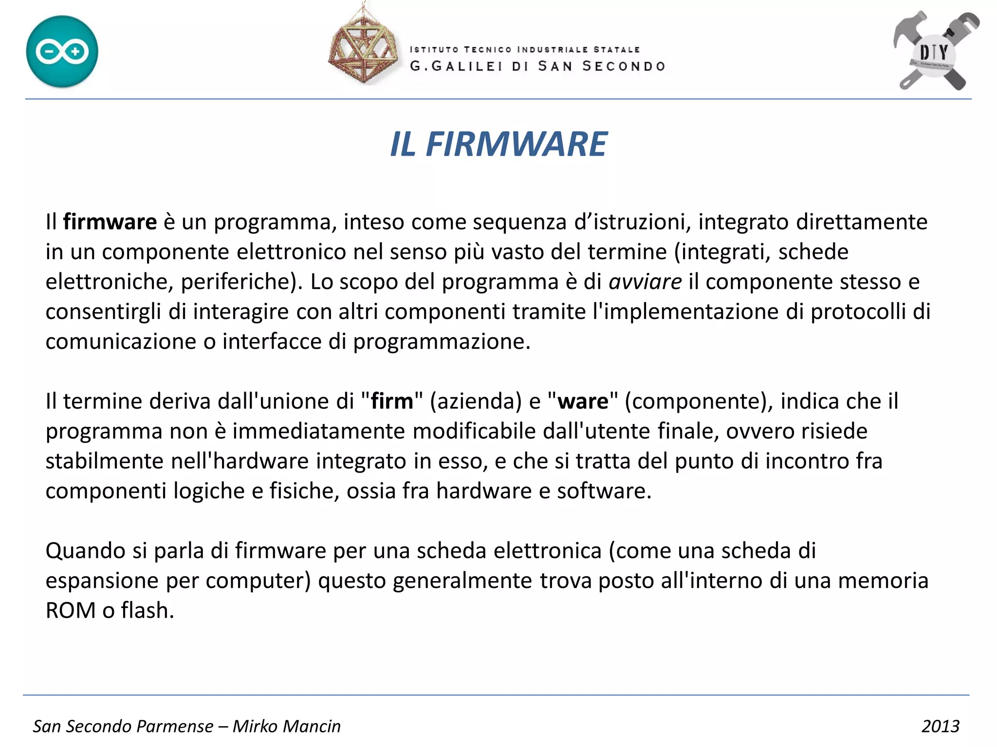 Lezione introduttiva su Arduino | PDF