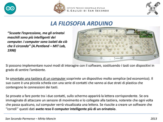 Lezione introduttiva su Arduino | PDF