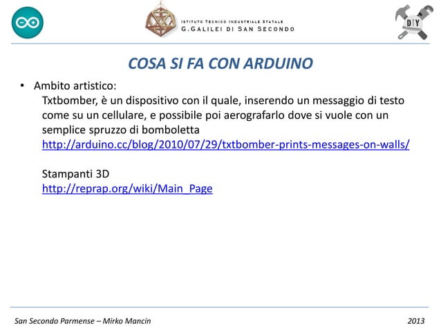 Lezione introduttiva su Arduino | PDF