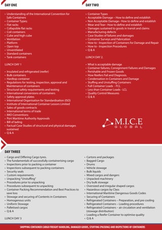 Container Seminar Flyer Singapore 2015 | PDF