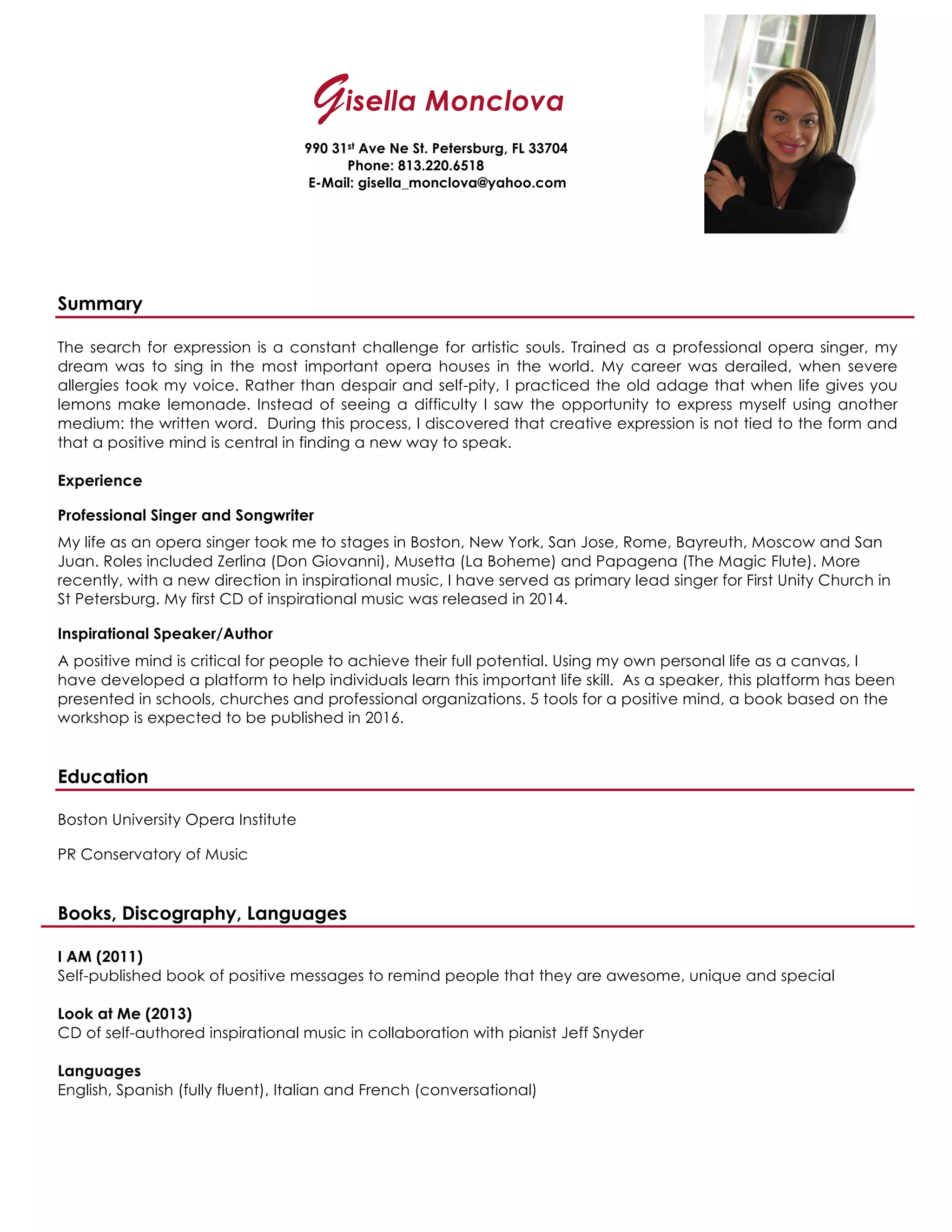 Gisella's Resume | PDF