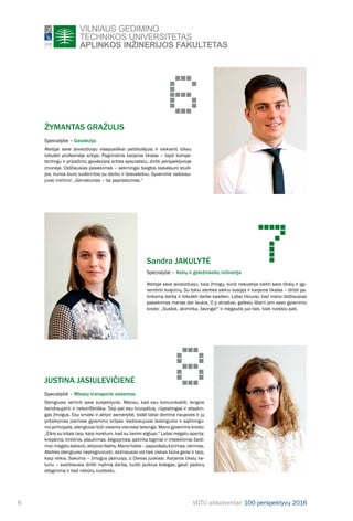 Leidinys VGTU absolventai 100 perspektyvų 2016 | PDF