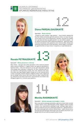 Leidinys VGTU absolventai 100 perspektyvų 2016 | PDF