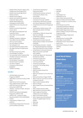 World Water Week 2015 Overarching conclusions | PDF