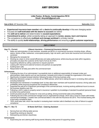 Amy CV linkedin version | PDF