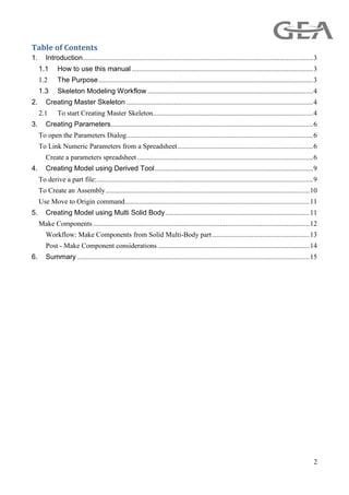 Skeleton Modeling Manual | PDF