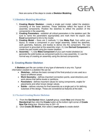 Skeleton Modeling Manual | PDF