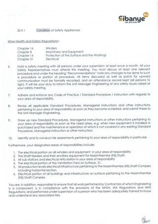 Electrical Supervisor Appointment | PDF