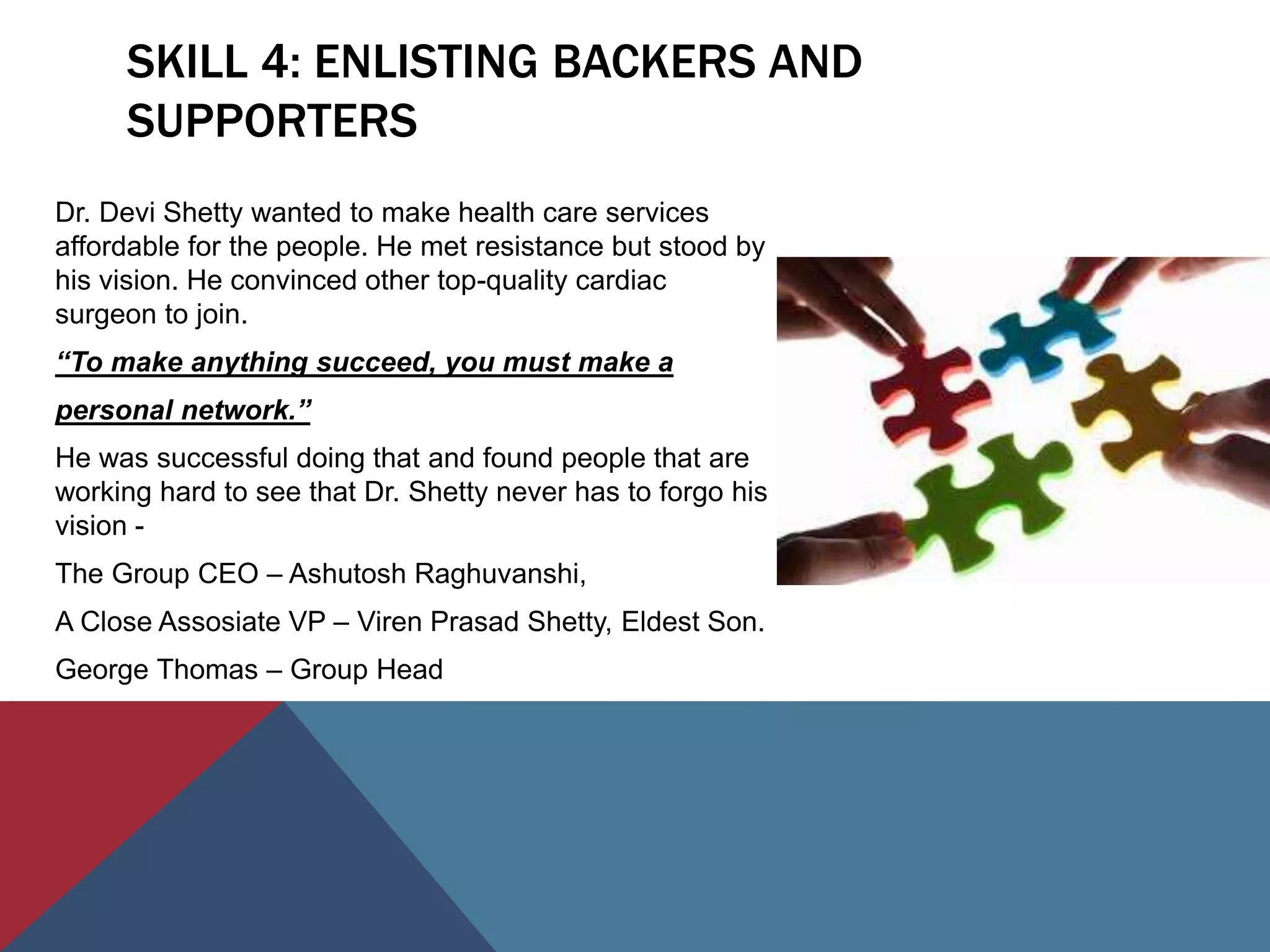 Organisation Behavior - Dr Devi Shetty Leadership | PPTX