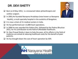 Organisation Behavior - Dr Devi Shetty Leadership | PPTX