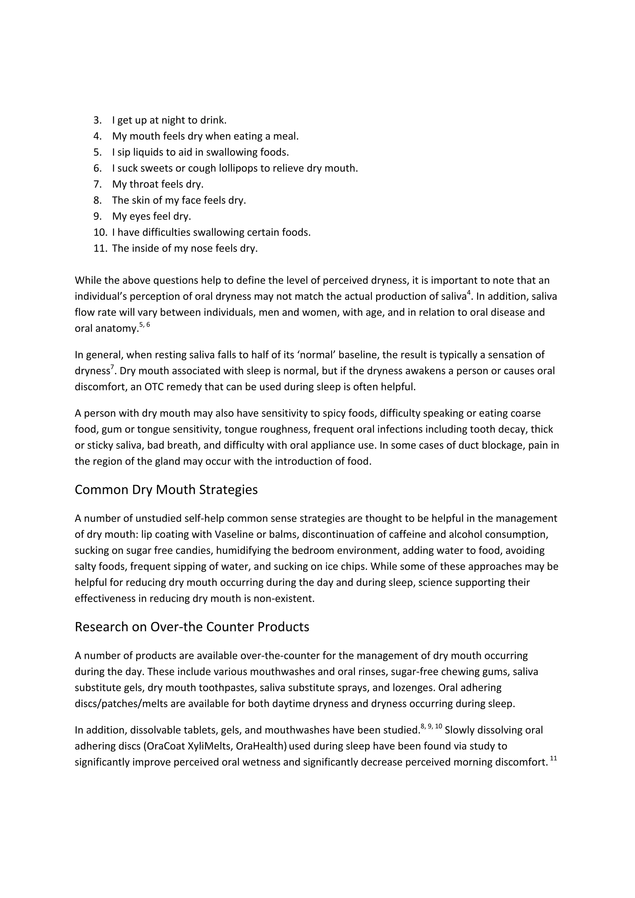 OTC-Management-of-Dry-Mouth | PDF