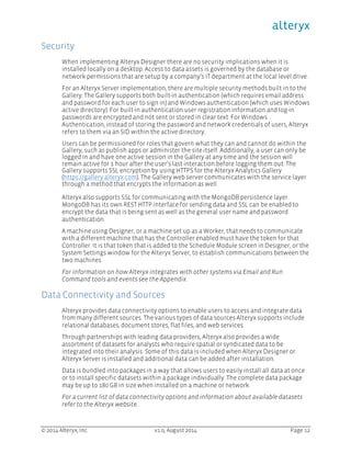 Alteryx Technical Overview | PDF