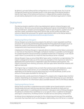 Alteryx Technical Overview | PDF