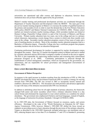 E1-ActiveLearningPedagogy-Malawi | PDF