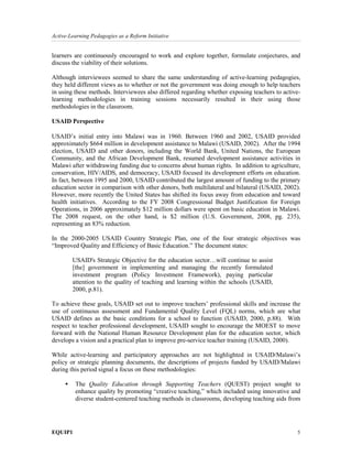 E1-ActiveLearningPedagogy-Malawi | PDF