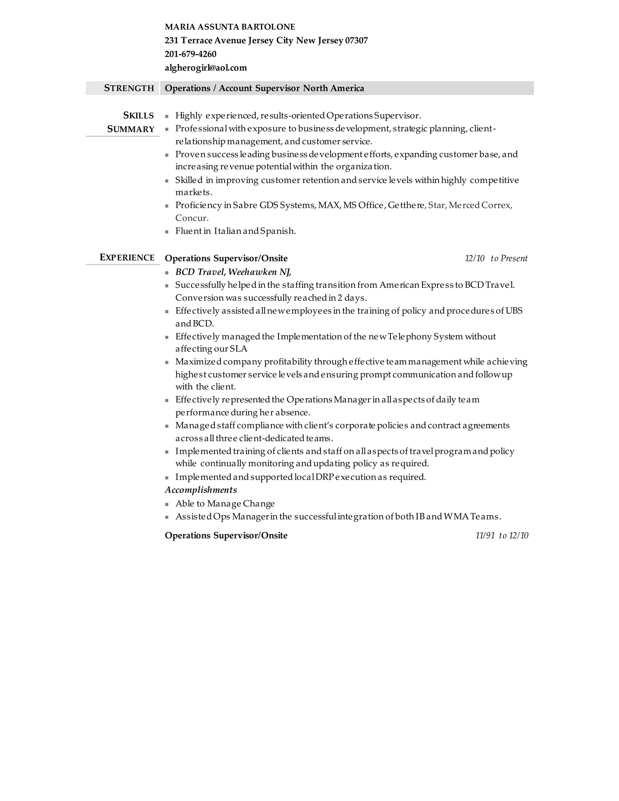 Maria Susan Bartolone resume | DOCX