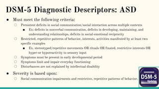 Autism Spectrum Disorder (ASD) Presentation | PDF