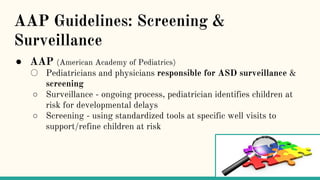 Autism Spectrum Disorder (ASD) Presentation | PDF