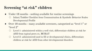 Autism Spectrum Disorder (ASD) Presentation | PDF