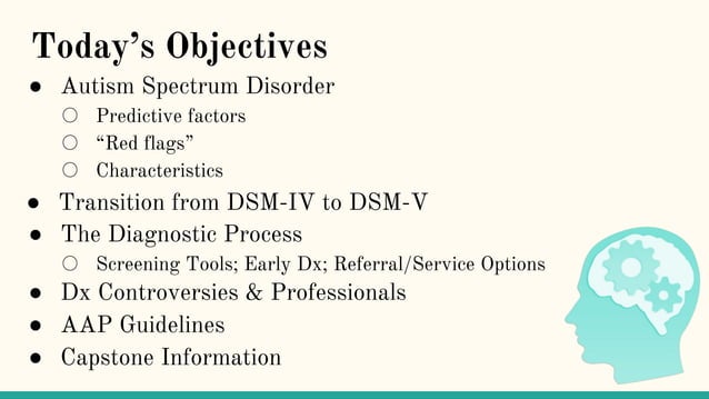Autism Spectrum Disorder (ASD) Presentation | PDF