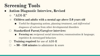 Autism Spectrum Disorder (ASD) Presentation | PDF
