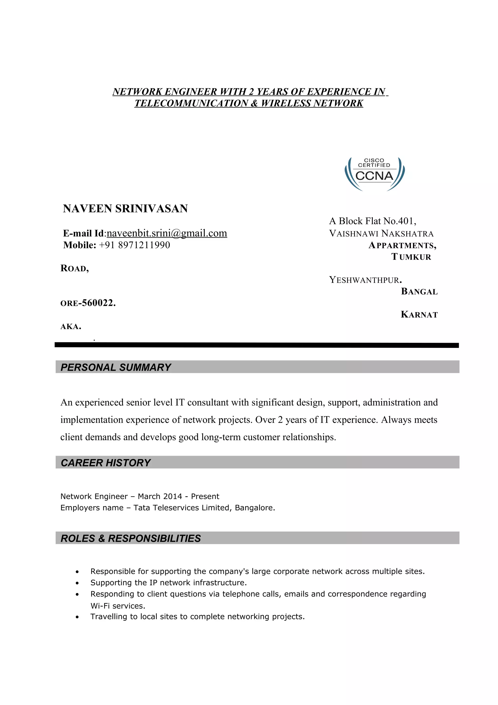 Naveen_cv updated | DOC